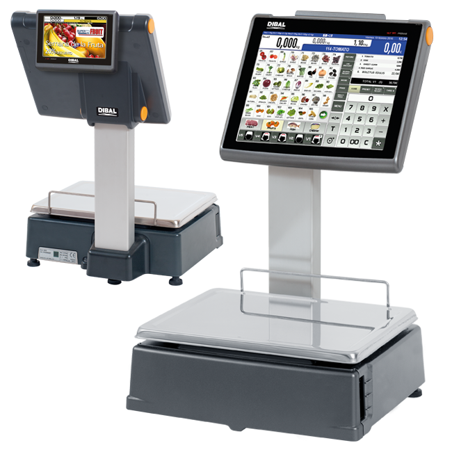 Martín y Cía ltda. - BALANZA DIBAL TACTIL AUTOSERVICIO D900 DOBLE CUERPO